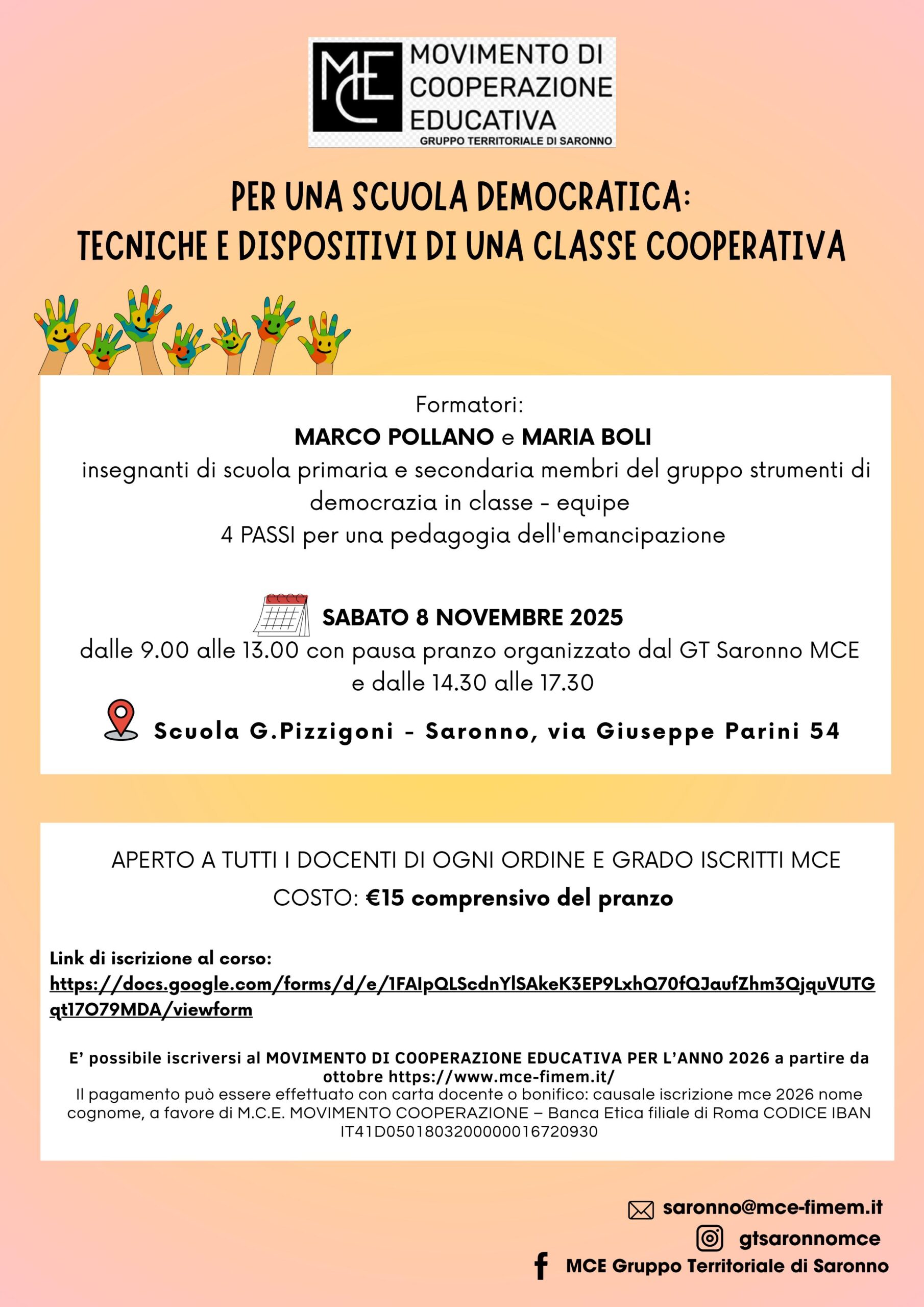 FORMAZIONE - Movimento di Cooperazione Educativa